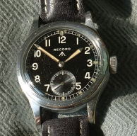 #4109 Record British military broad arrow wristwatch - A Trebor's ...