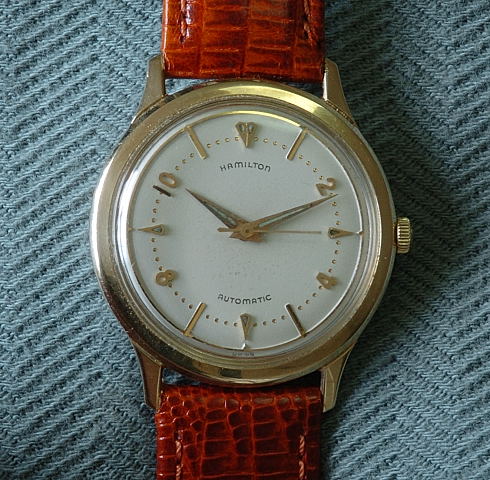 #4648 Hamilton automatic 14K gold Thin-matic - A Trebor's Vintage Watches