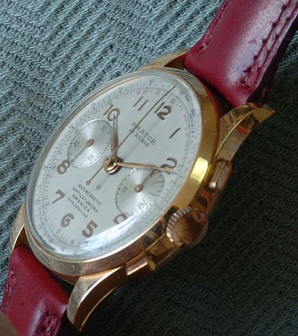 #4660 Vintage Orator chronograph - 18K Pink Gold - A Trebor's Vintage ...