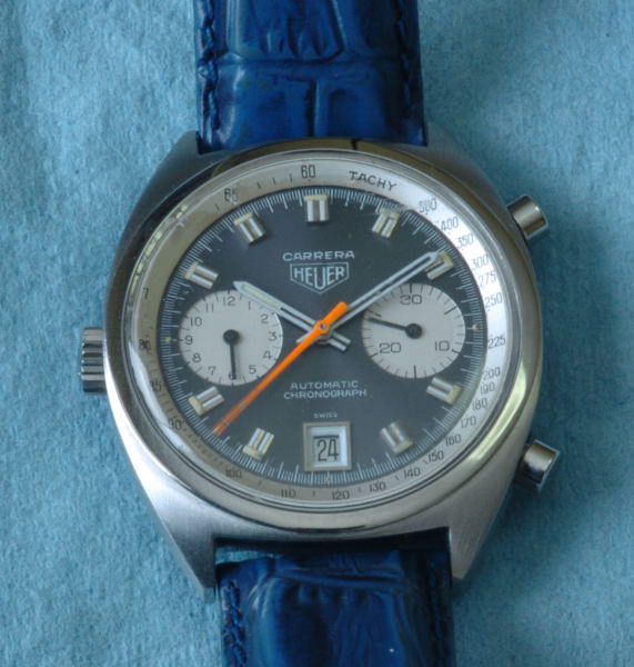 #5444 Heuer Carrera cal 11 world's first automatic chronograph - A ...