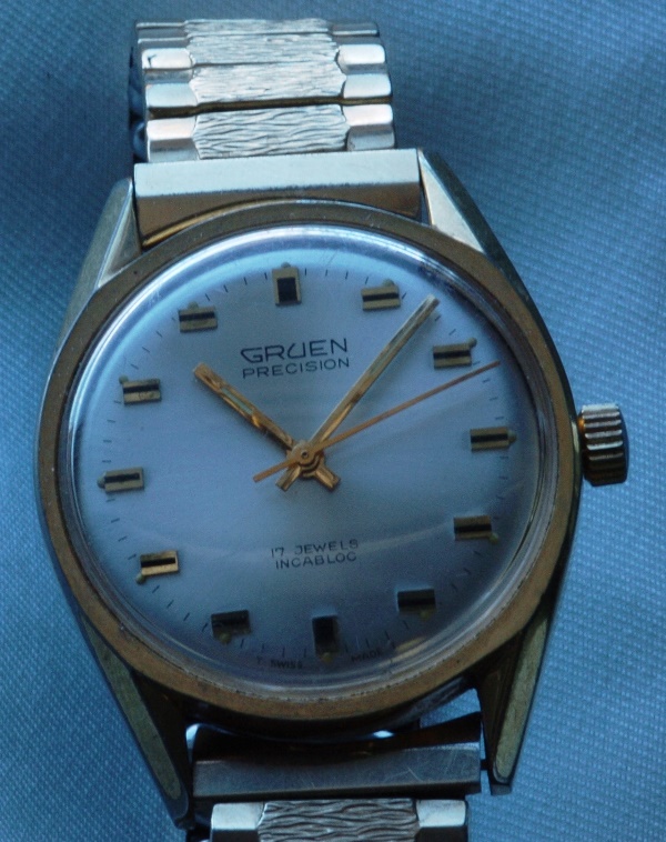 #5528 Gruen Precision 17 jewels incabloc manual wind - A Trebor's ...