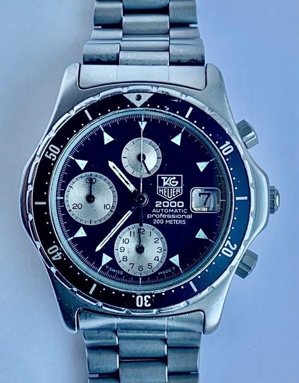 #5819 TAG HEUER 2000 AUTOMATIC CHRONOGRAPH DIVER circa 1985 - A Trebor ...