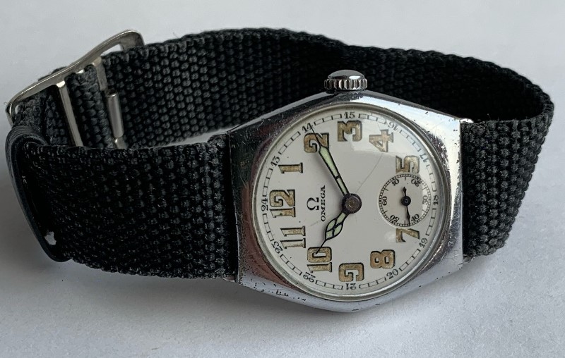 #5834 Omega wire lug cushion case watch 1920's vintage. - A Trebor's ...