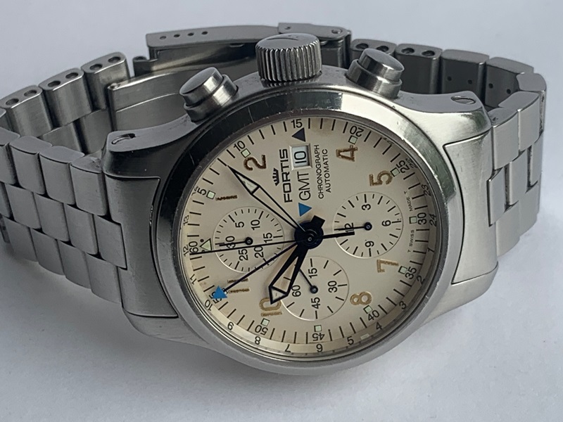 #5861 Fortis B-42 GMT automatic Chronograph - A Trebor's Vintage Watches