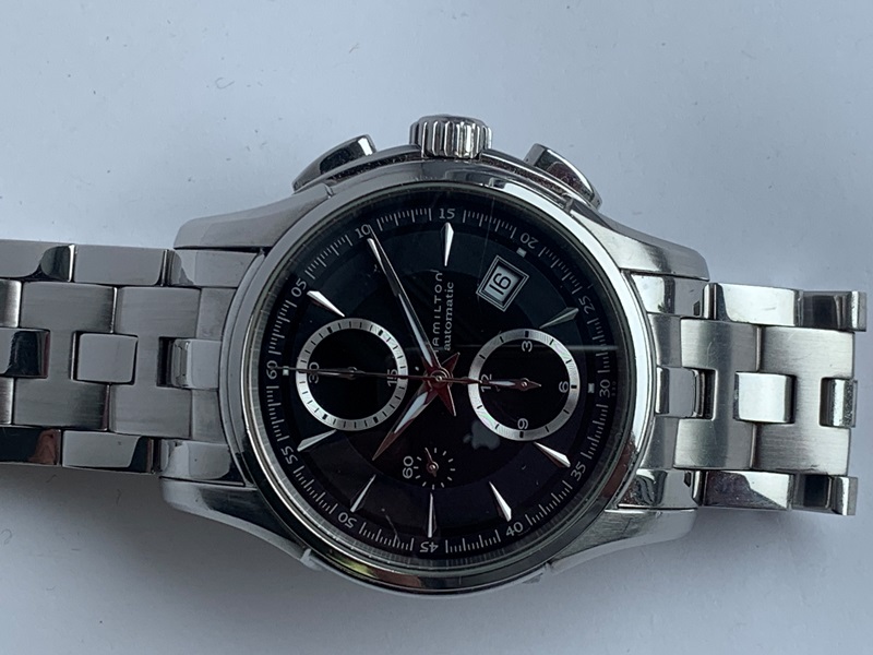 #5876 Hamilton Jazzmaster automatic chronograph H326160 - A Trebor's ...