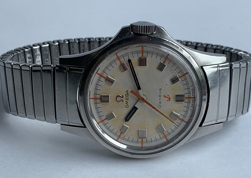 #5877 Rare Omega Geneve Admiralty (Anchor Logo) manual wind watch circa ...