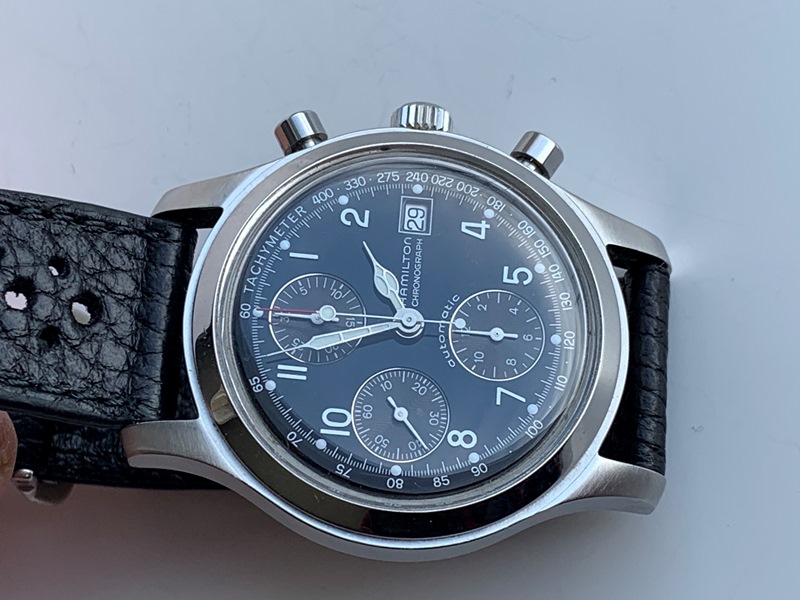 #5891 Hamilton Khaki ref. 36601 military/pilot chronograph - A Trebor's ...