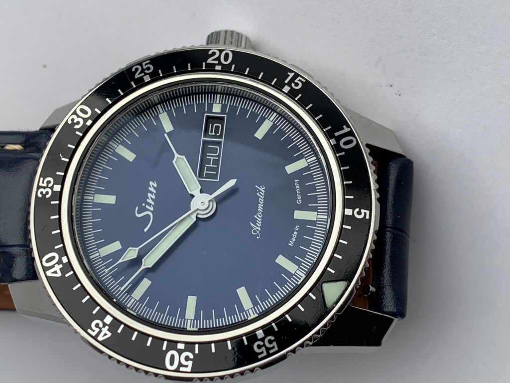 #5922 Sinn Ref. #104 automatic Pilot watch - Blue dial - A Trebor's ...